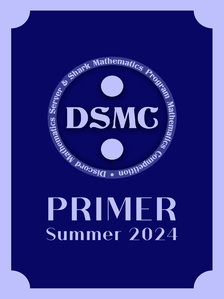 DSMC S2024 Primer | PDF | Computing | Computer Science