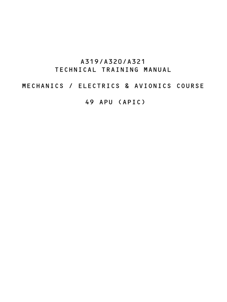 Ata 49 Apu (Apic) | PDF | Valve | Transmission (Mechanics)