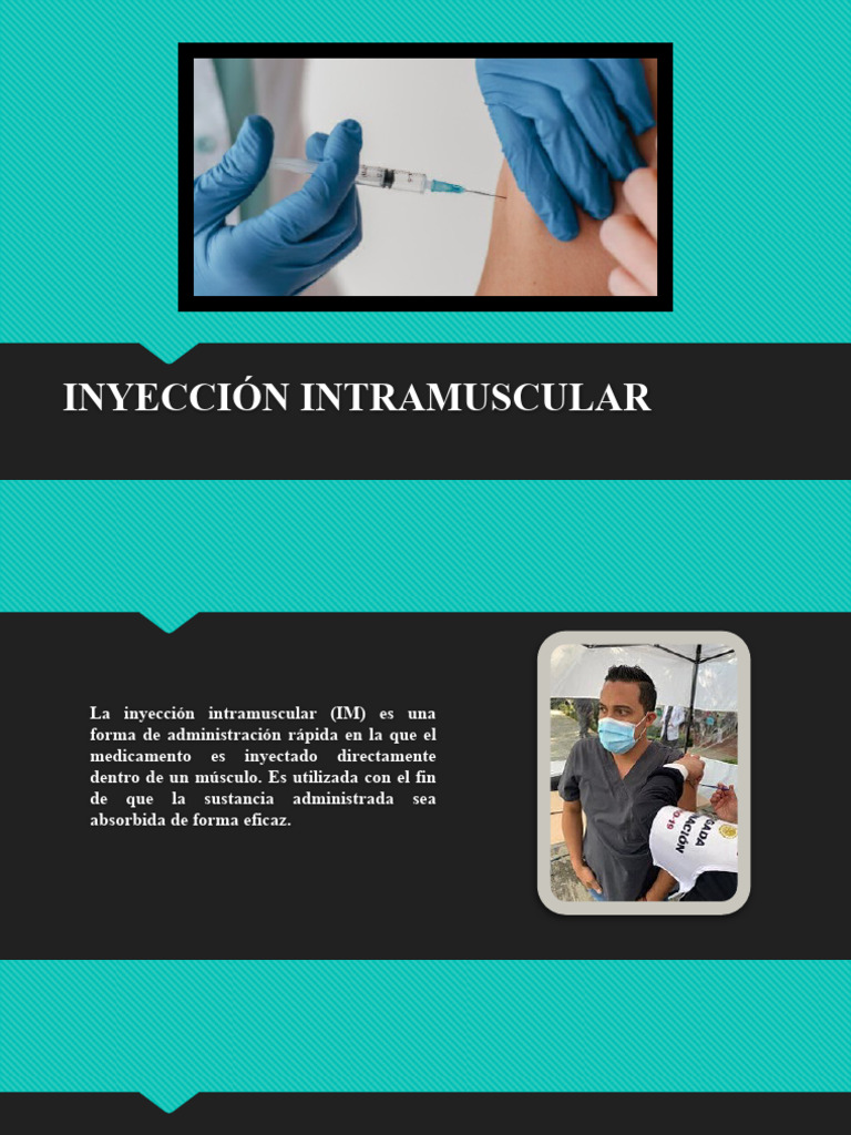 Inyecciones Intramusculares: Guía Completa | PDF | Inyección (medicina ...