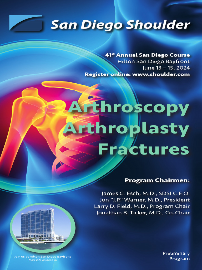 2024 Preliminary Program | PDF | Orthopedic Surgery | Shoulder