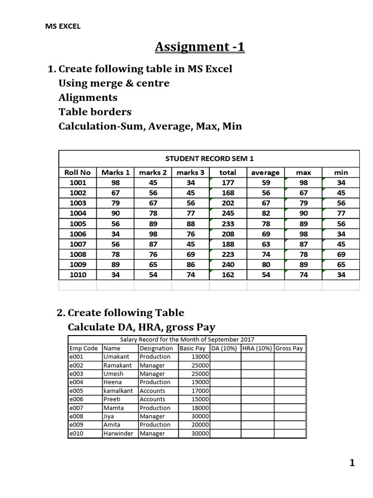 Excel Practical | PDF | Microsoft Excel | Interest
