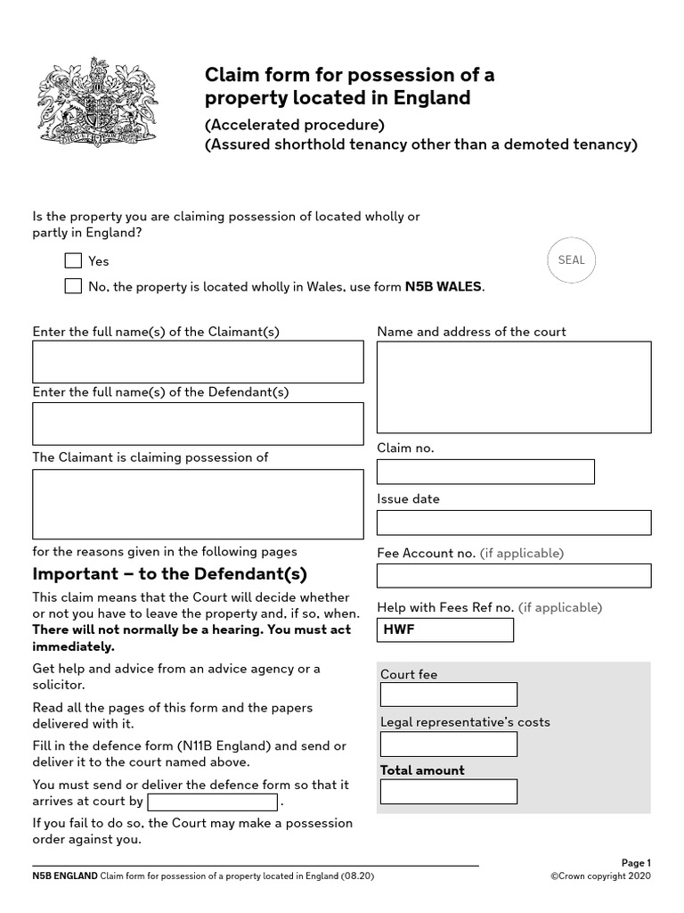 n5b Eng | PDF | Leasehold Estate | Lease