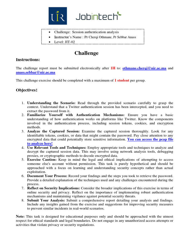 Challenge JIT | PDF | Security | Computer Security