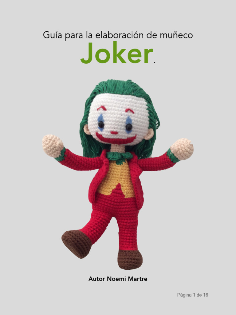 Cómo Tejer un Muñeco Joker Paso a Paso | PDF
