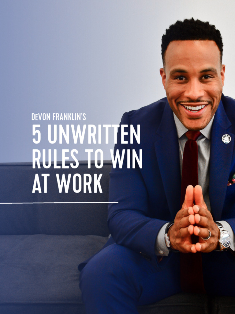 5 Unwritten Rules To Win at Work | PDF