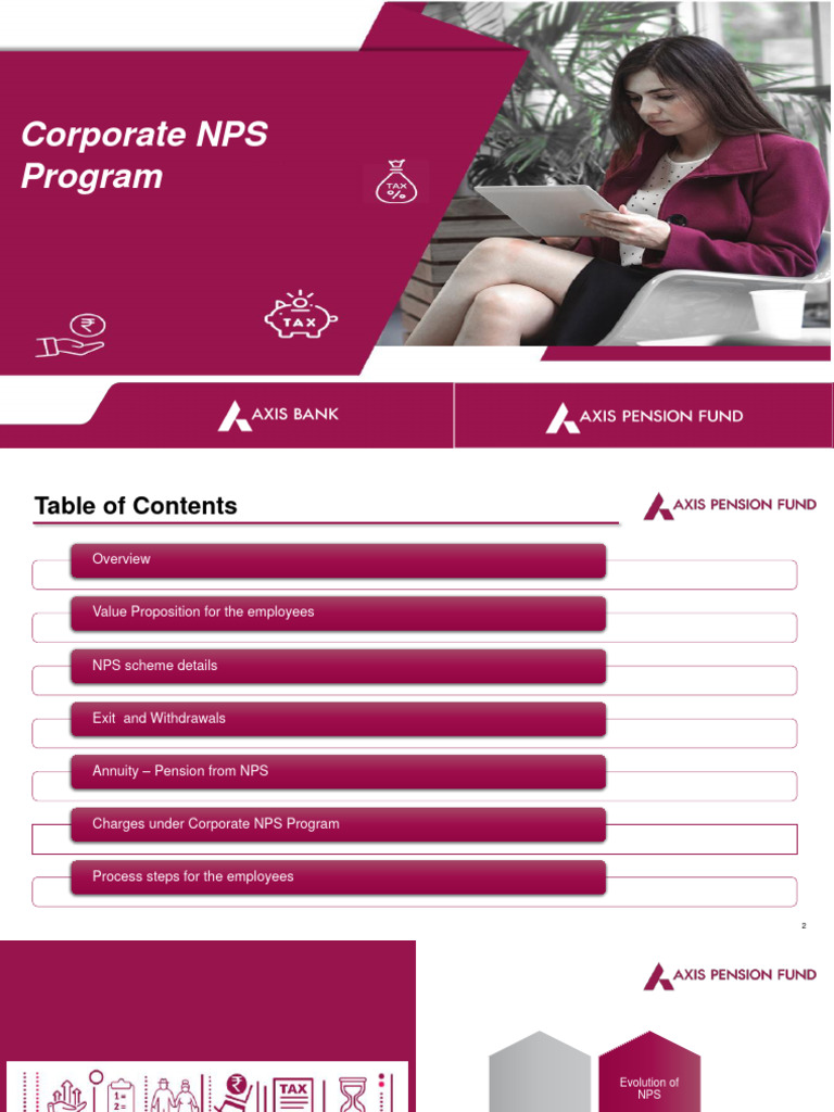 Corporate NPS Plan Benefits | PDF | Pension | Financial Services