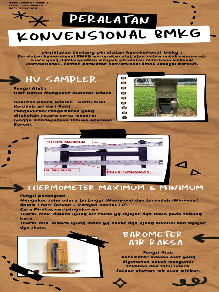Infografis Peralatan Konvensional BMKG | PDF