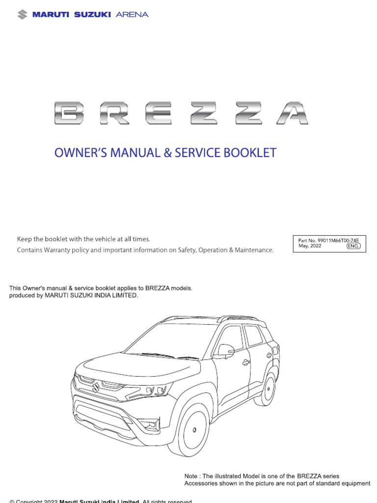 Brezza 99011M66T00 74E | PDF | Vehicles | Liquefied Petroleum Gas