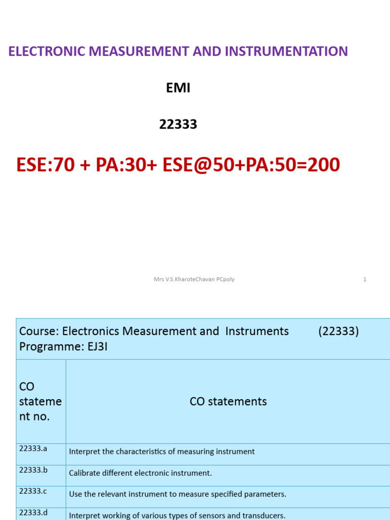 Electronic Measurement Fundamentals | PDF | Accuracy And Precision ...