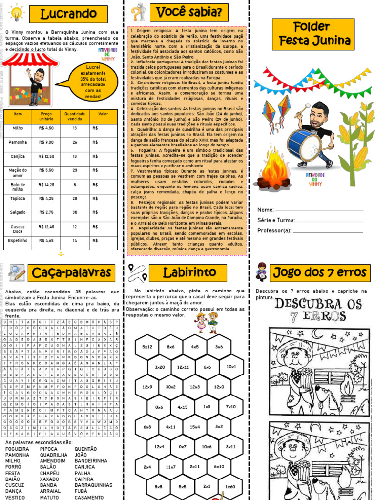 Folder Festa Junina | PDF