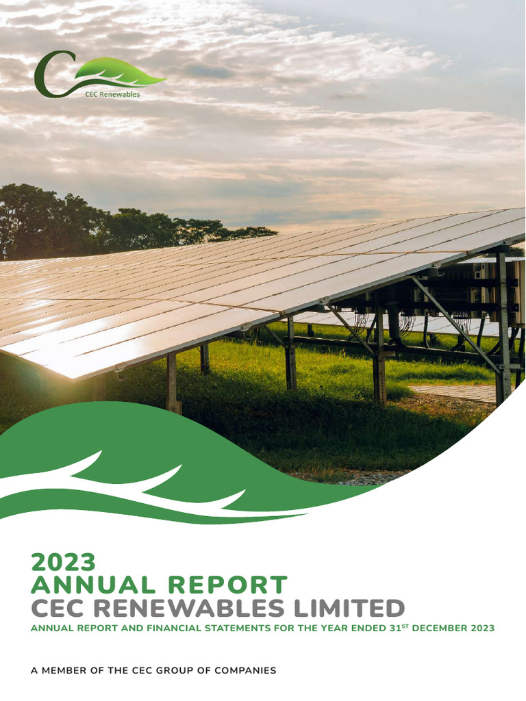 CEC Renewables 2023 Annual Report | PDF | Renewable Energy | Photovoltaics