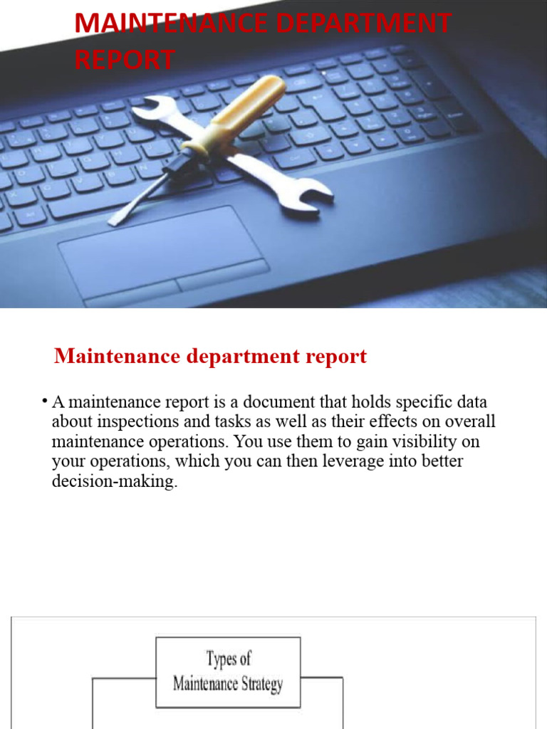 Essential Maintenance Report Guide | PDF | Reliability Engineering ...