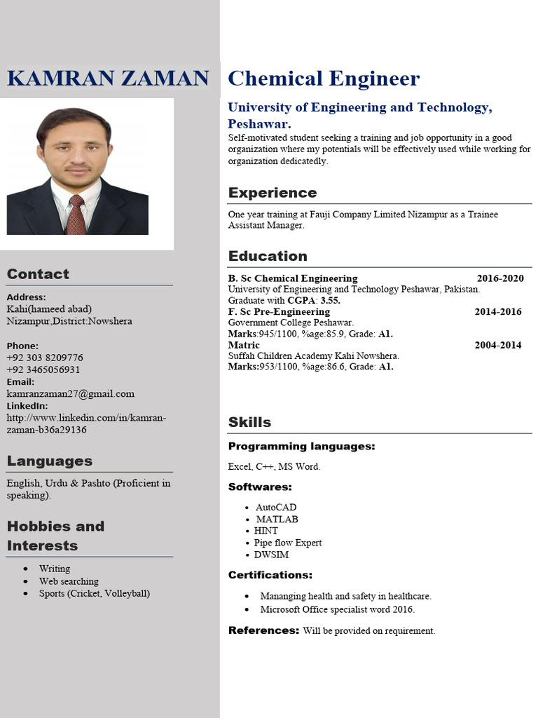 Resume - Kamran Zaman | PDF