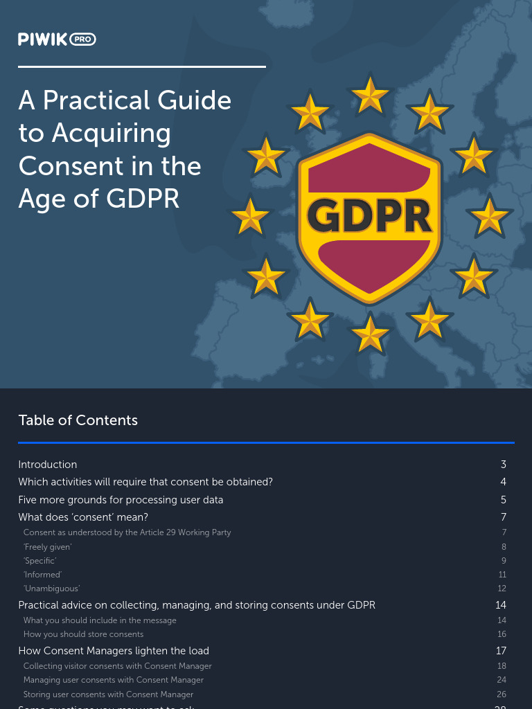 A Practical Guide To Acquiring Consent in The Age of GDPR | PDF | Consent | Analytics