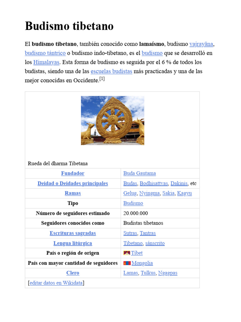 Budismo Tibetano | PDF