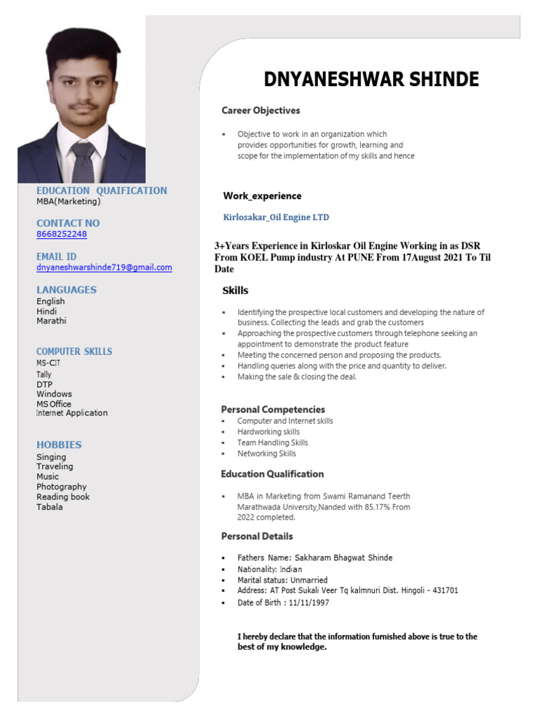 Koel Dnyaneshwar Shinde | PDF