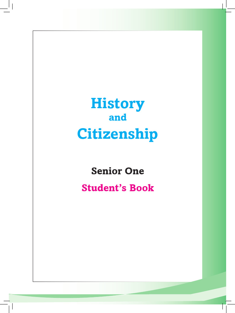 Senior One History and Citizenship Guide | PDF | Linguistics | Archaeology