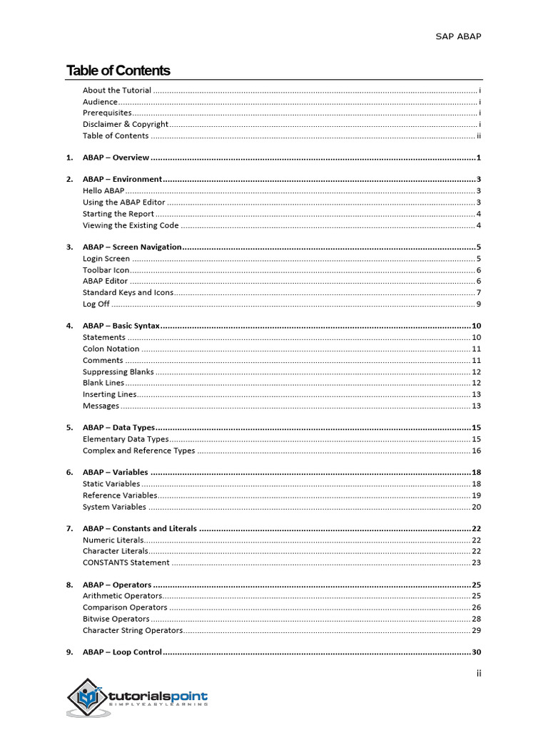 Abap Pdf Data Type Parameter Computer Programming