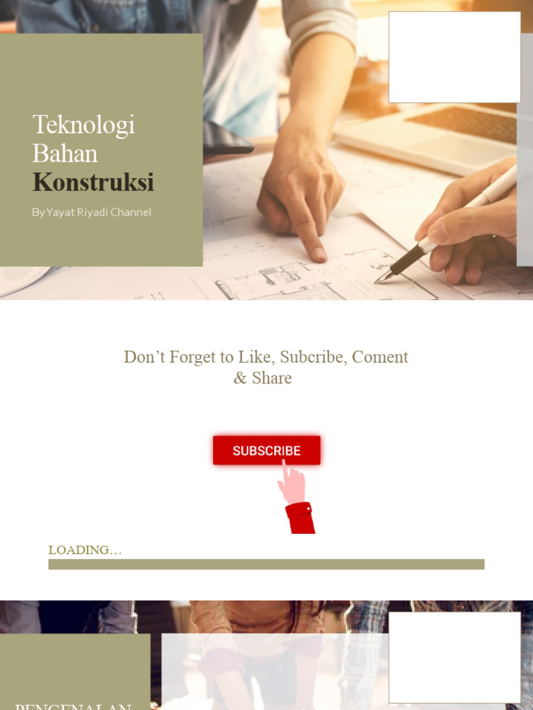 Materi - Teknologi Bahan Konstruksi | PDF | Teknologi & Rekayasa