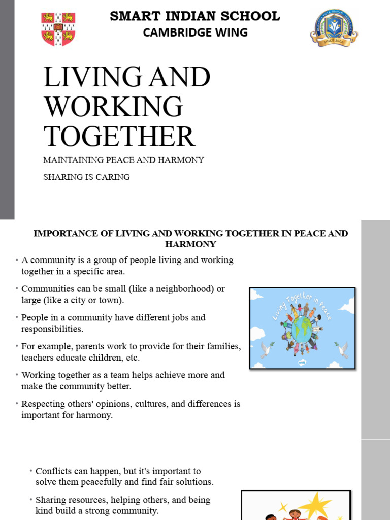 Importance of Community Harmony | PDF | Community | Social Psychology