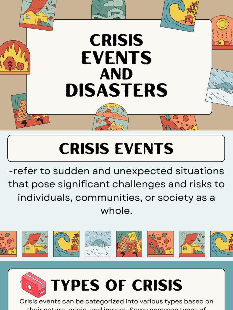 Lesson 1 Crisis Events and Disasters | PDF | Emergency Management ...