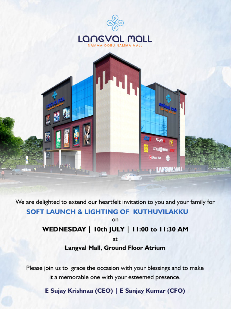 Langval Mall Soft Launch Invitation | PDF