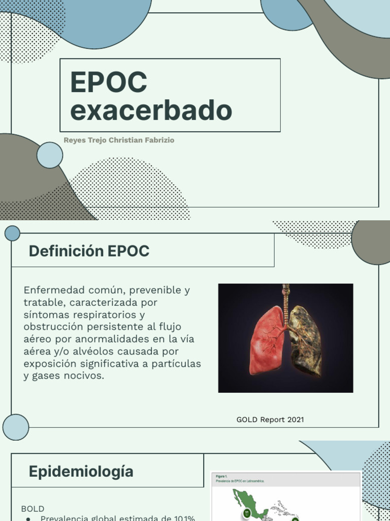 EPOC: Definición, Epidemiología y Tratamiento | PDF | Enfermedad ...