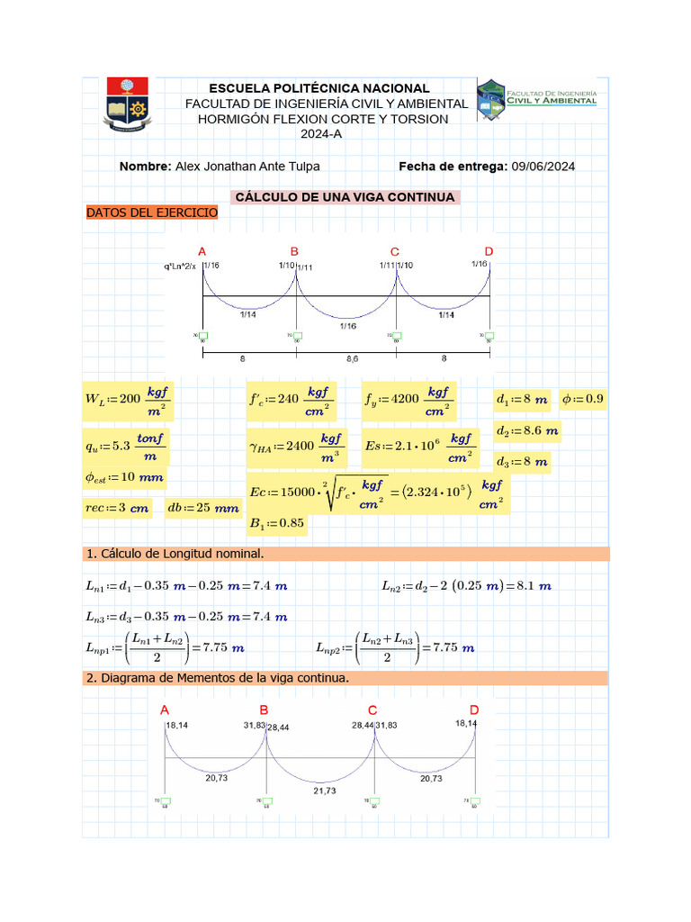 VIGA CONTINUA - Alex Ante | PDF