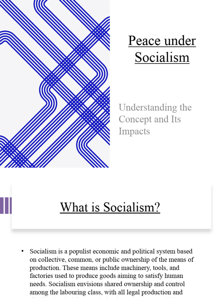 What Is Socialism Presentation | PDF | Socialism | Economic Inequality