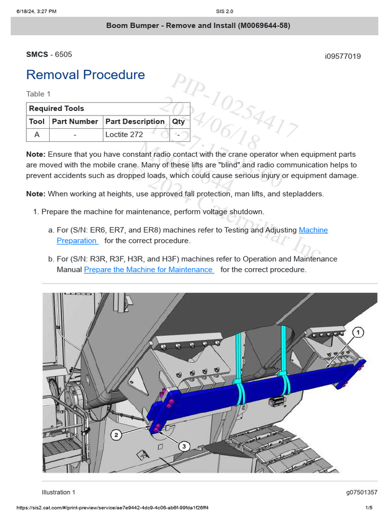 R&I Boom Bumper - Inglês | PDF | Crane (Machine) | Manufactured Goods