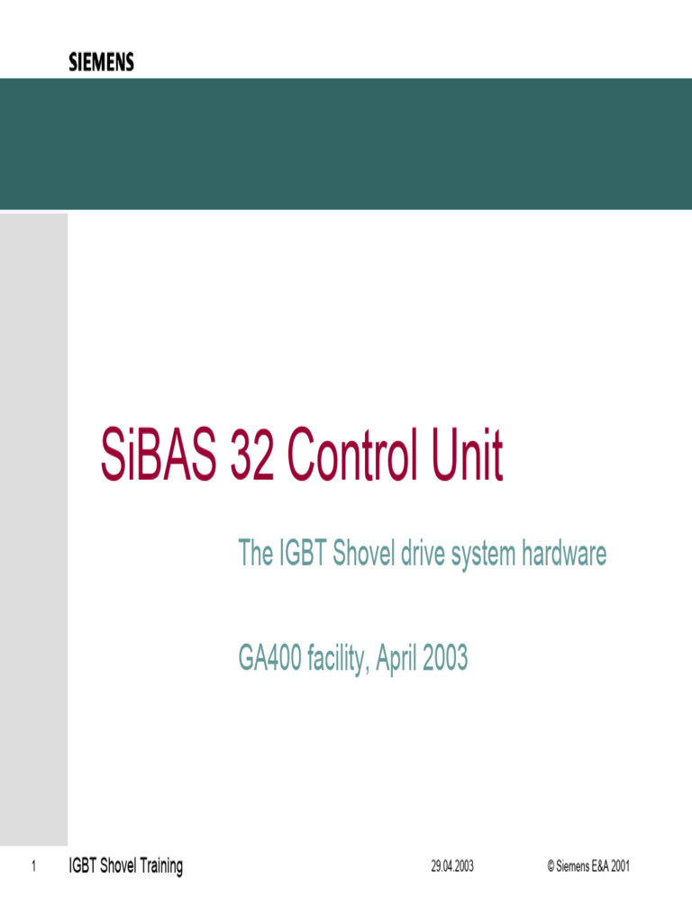 8a - SiBAS Class Presentation | PDF | Power Supply | Power Inverter
