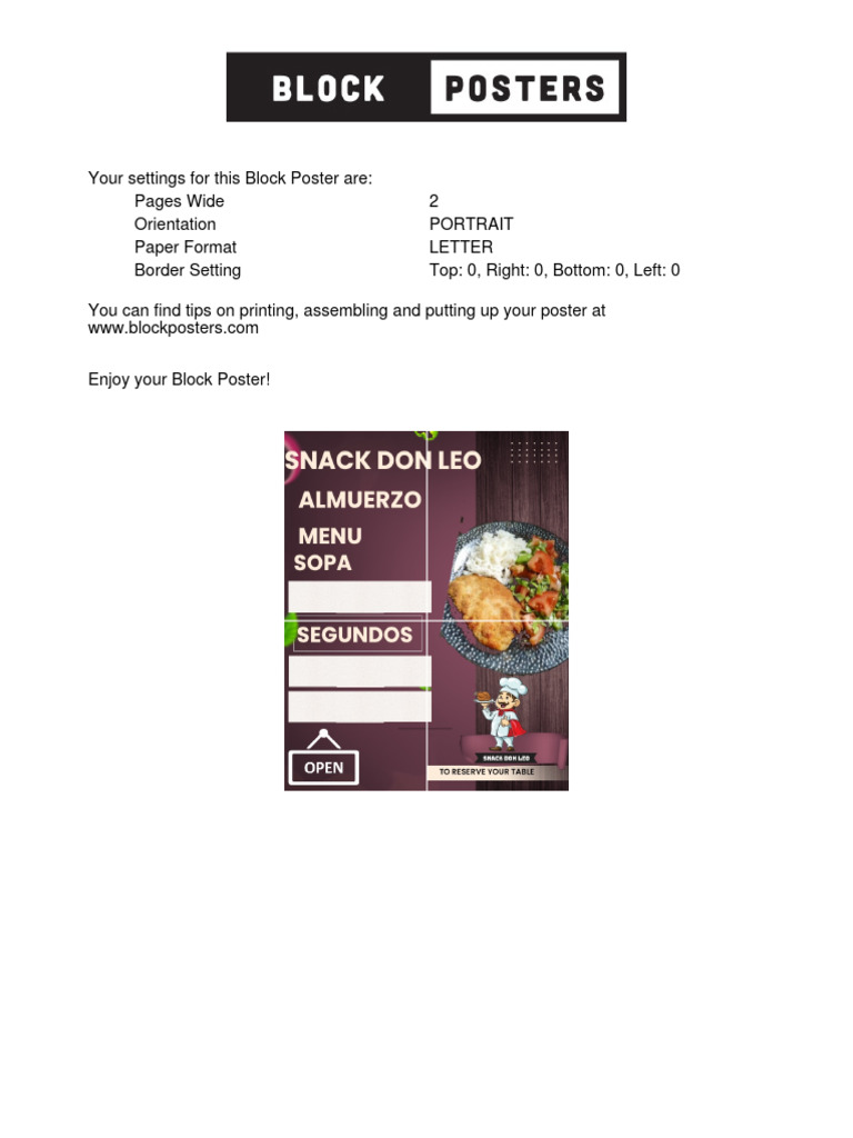 Blockposter 035227 | PDF | Home & Garden