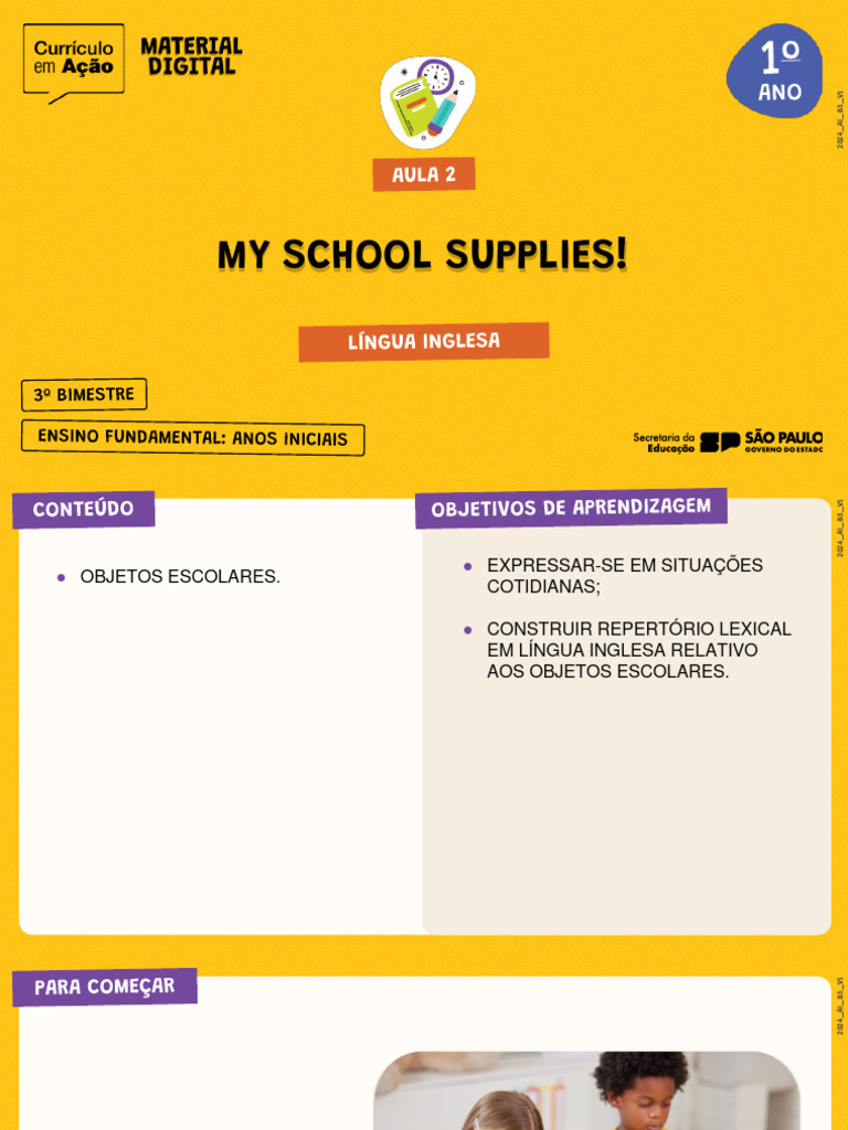 My School Supplies! | PDF | Writing Implements | Conservation And ...