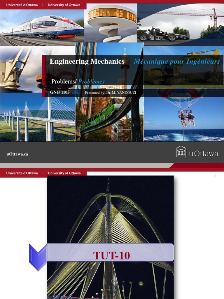 GNG1105 1505 Fall2022 TUT10 - Solution | PDF | Acceleration | Speed