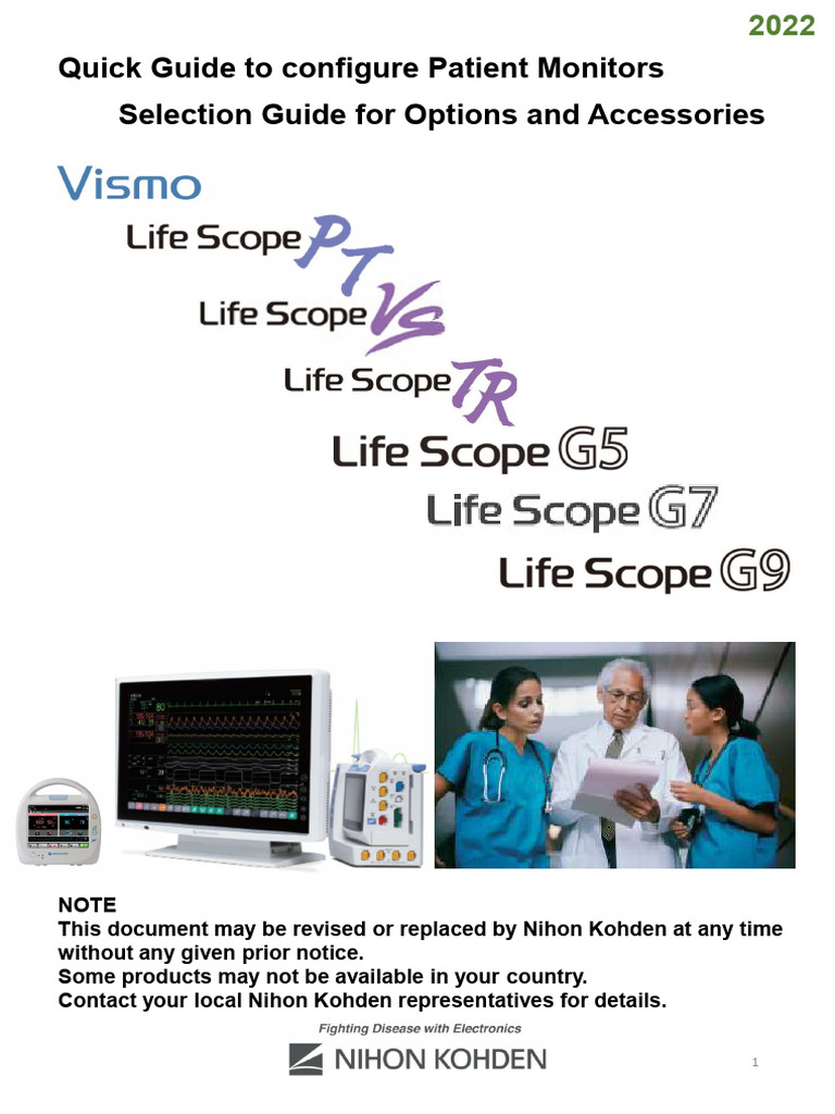 PMS and Spot Check Monitor Selection Guide 2022 - Rev.3 | PDF | Infants ...