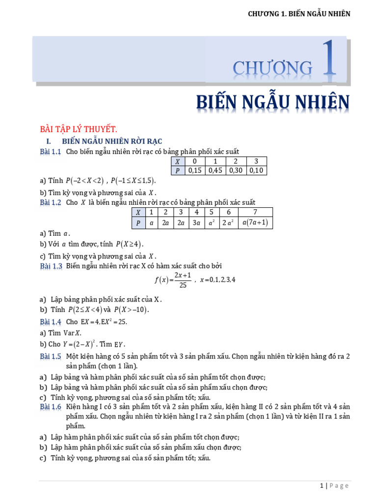c1 Baitap Bien Ngau Nhien | PDF