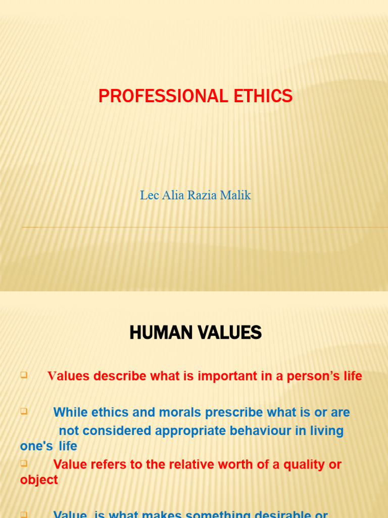 Lec 3A | PDF | Morality | Behavior