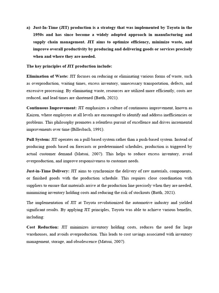 Operations 2nd Assignment | PDF | Lean Manufacturing | Performance Indicator