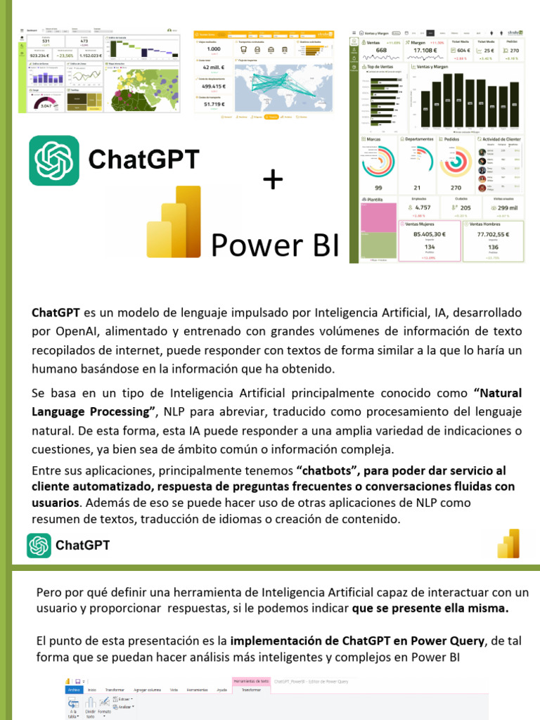 ChatGPT en PowerBI | PDF | Inteligencia artificial | Inteligencia (IA) y semántica