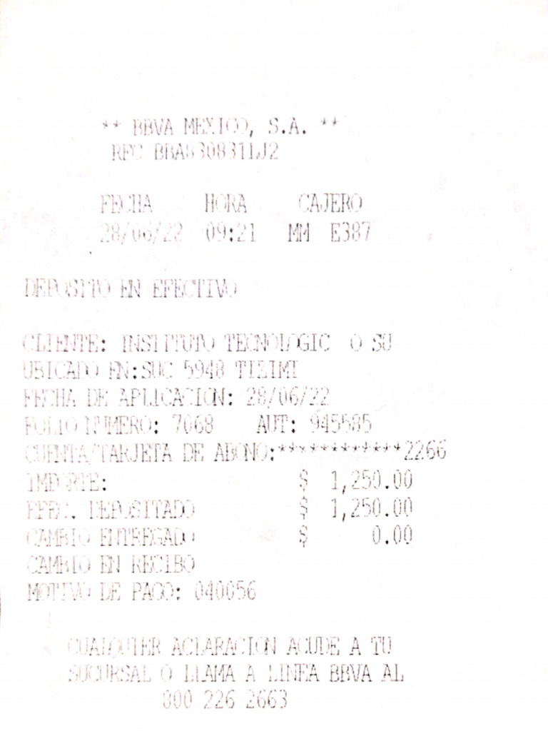 Comprobante De Pago Pdf