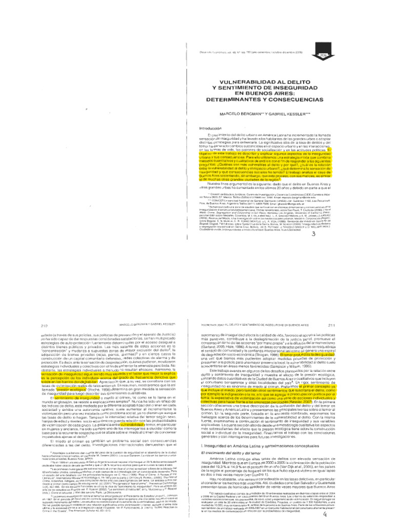 Kessler | PDF | Victimologia | Temor