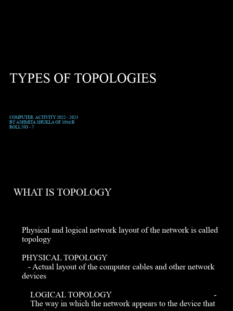 Class 10 Computer Activity | PDF | Network Topology | Computer Network