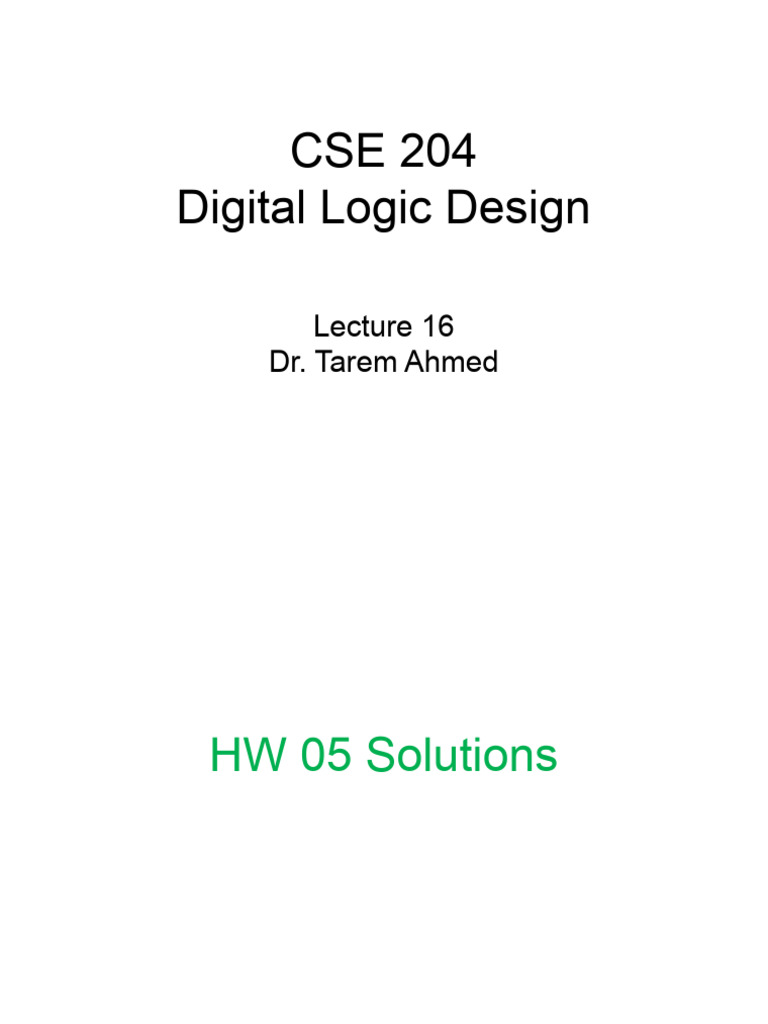 Lecture 16 | PDF | Boolean Algebra | Teaching Mathematics