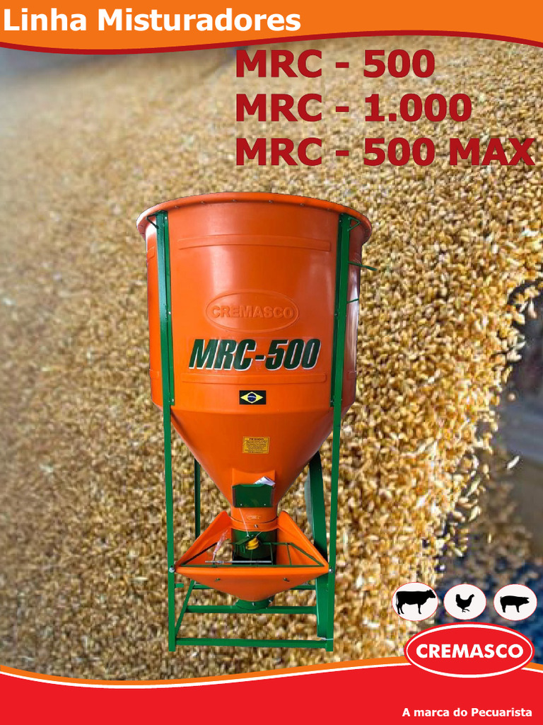 Cremasco Catalogo Linha Misturadores MRC 500 MRC 1000 MRC 500MAX | PDF
