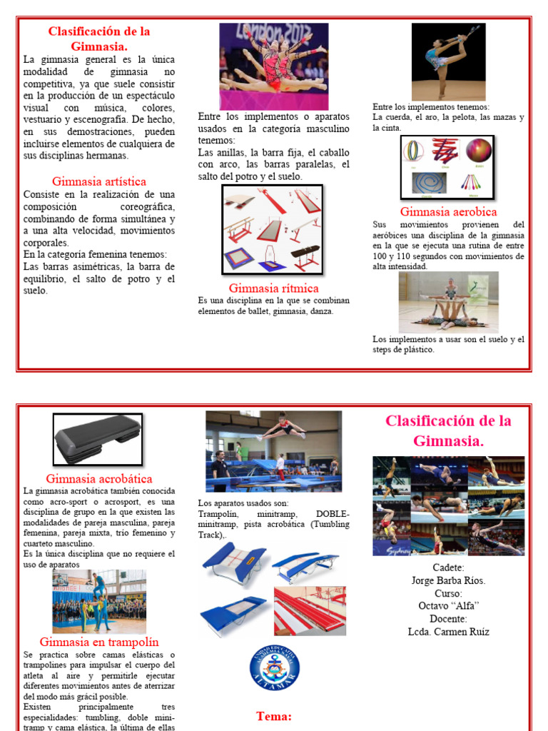 Triptico Identidad de Genero | PDF | Gimnasia | Juegos Olímpicos de verano Triptico Identidad de Genero | PDF | Gimnasia | Juegos Olímpicos de verano