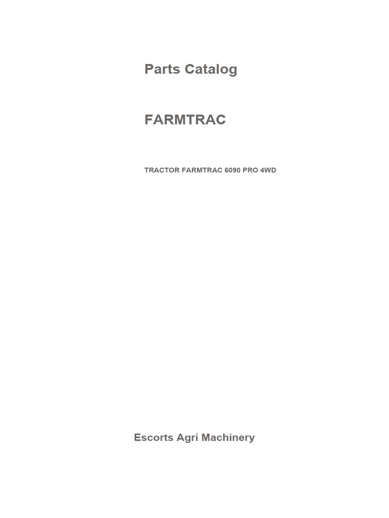 FT6090 Pro | PDF | Clutch | Piston