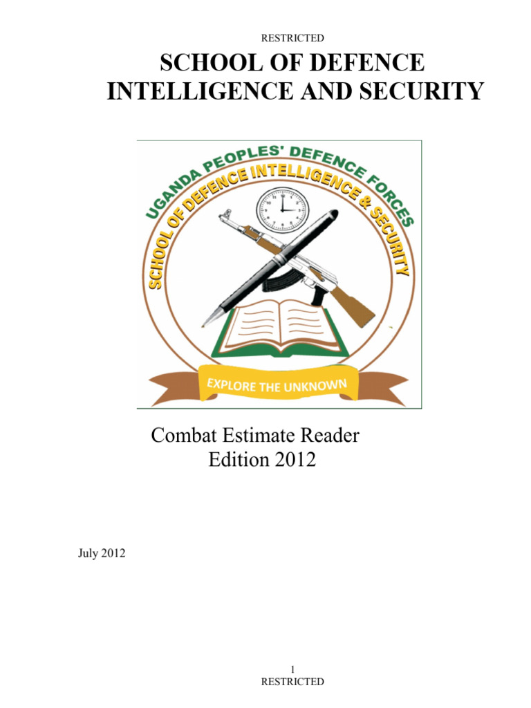 Combat Estimate Planning Guide 2012 | PDF | Military Intelligence ...