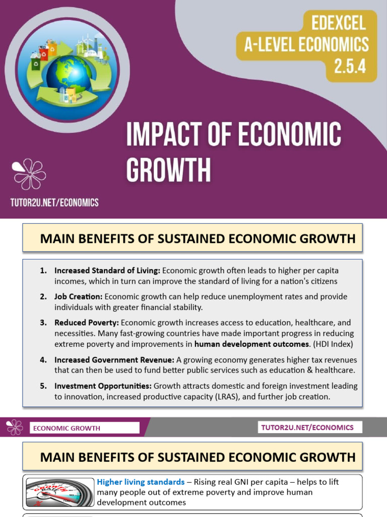 2 5 4 Impact of Economic Growth | PDF | Economic Growth | Economics