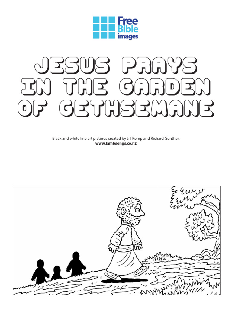 FB LS Jesus Gethsemane BW | PDF | Religion & Spirituality