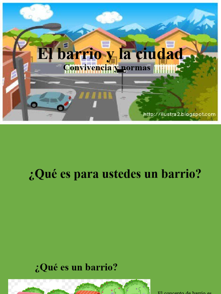 Características y Convivencia en Barrios | PDF | Barrio